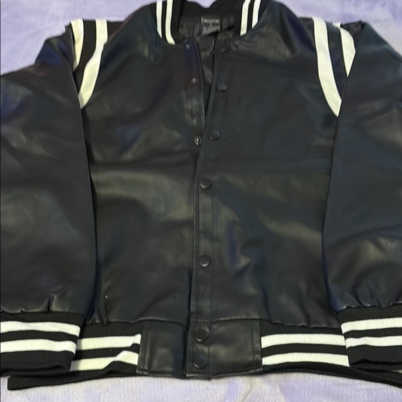 Ring of Fire | Jackets & Coats | Ring Of Fire Black And White Bomber ...